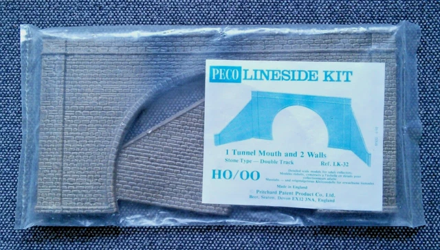 HO/OO GAUGE PECO LINESIDE KIT TUNNEL MOUTH and 2 SIDE WALLS NEW ...