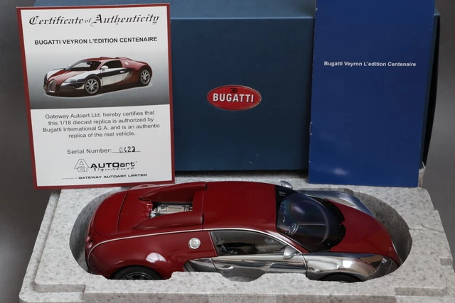BUGATTI VEYRON L'EDITION Centenaire Italian Red Achille Varzi 1/18 Autoart EUR 239,00 - PicClick FR