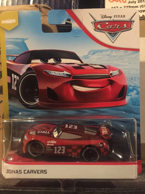 DISNEY PIXAR CARS Jonas Carvers Next Gen No Stall Mattel 1.55 Scale ...