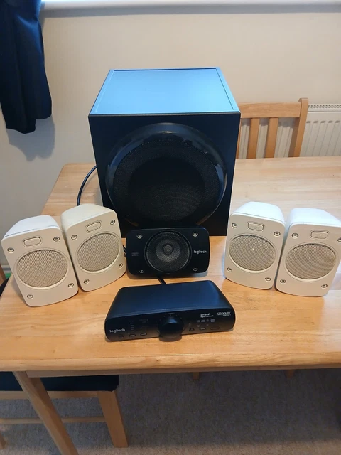 LOGITECH Z906 5.1 Surround Sound Speaker System THX Dolby Digital £130. ...