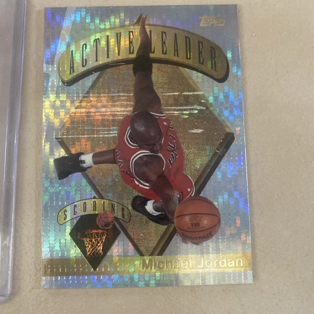 1995 MICHAEL JORDAN Topps #1 Active Leader Scoring Power Booster! EUR ...