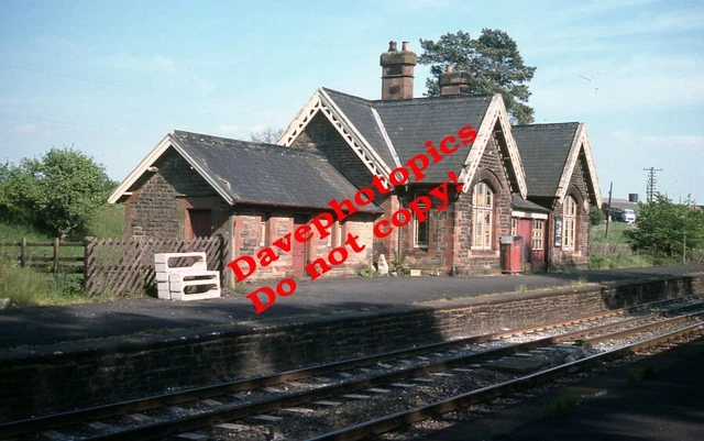 ORIGINAL 35MM Slide Railway Diesel /Steam-Little Salkeld Station 2nd ...