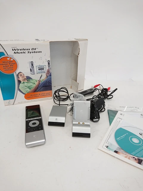 LOGITECH WIRELESS DJ Music System Stream Music from PC to Stereo £9.99 ...