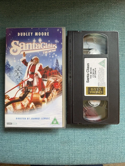 SANTA CLAUS THE Movie Vhs Video Tape Dudley Moore Christmas Retro Cult ...