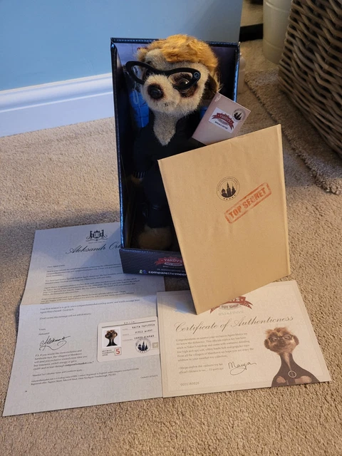COMPARE THE MEERKAT - Agent MAIYA Soft Plush Toy Boxed With Certificate ...