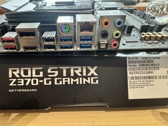 ASUS ROG STRIX Z370-G GAMING MATX Motherboard LGA1151 DDR4 Micro ATX £ ...
