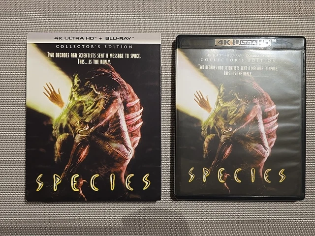 SPECIES 4K ULTRA HD Movie Only Natasha Henstridge Ben Kingsley $19.99 ...