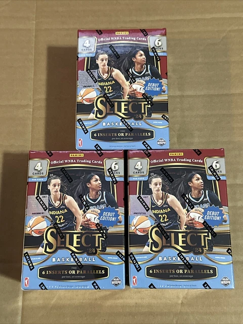 2024 PANINI SELECT WNBA Basketball Blaster Caitlin Clark Target Pink ...