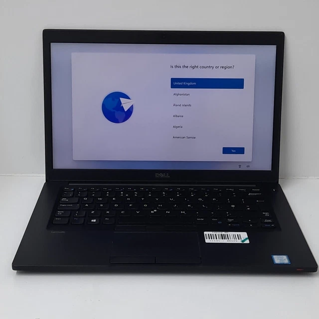 DELL LATITUDE 7480 i5 7th Gen 16GB 256GB SSD Windows 11 HD 1080p - Fair ...