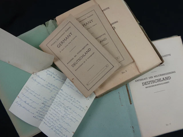 WW2 (1944) RARE & HISTORIC RECORDS of ALLIES in GERMANY (24 Official ...