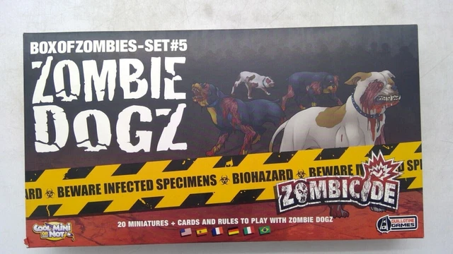 ZOMBICIDE BOARD GAME BOX OF ZOMBIES - SET 5 ZOMBIE DOGZ brand new ...