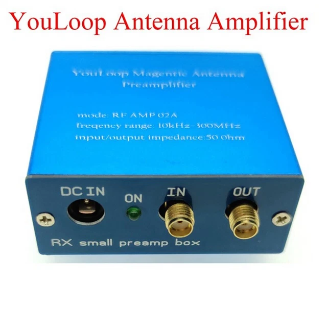 MAGNETIC ANTENNA AMPLIFIER Portable Loop Antenna Amplifier 10KHz to ...