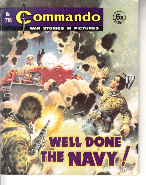 COMMANDO COMIC WELL DONE THE NAVY Issue No 778 EUR 8,95 - PicClick IT