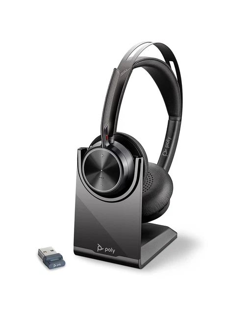 PLANTRONICS VOYAGER FOCUS 2 UC schnurloses Headset + Ladestation (Poly ...
