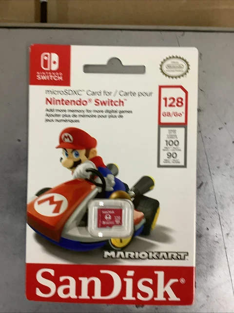 SANDISK 128GB MICRO SD XC Card MicroSDXC Flash Memory Nintendo Switch ...
