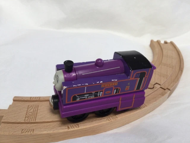 THOMAS WOODEN RAILWAY engine CULDEE for train sets and Brio £51.68 ...