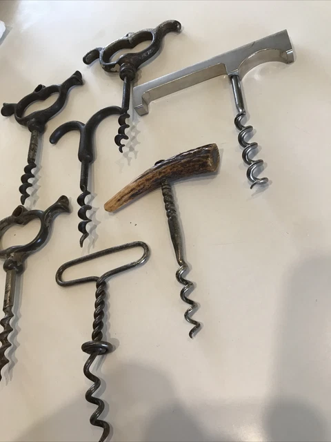 LOT DE 7 anciens tire bouchon pour collection Old Corkscrew EUR 29,90 ...