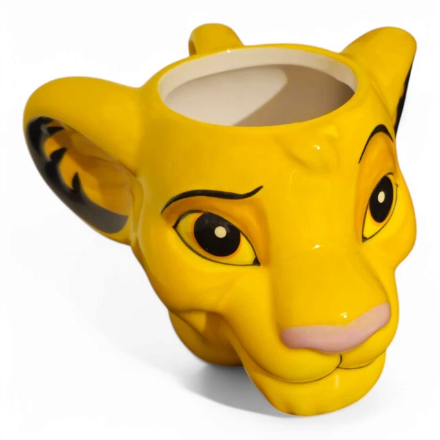 DISNEY SIMBA LION King 3D Face Character Mug Microwave and Dishwasher ...