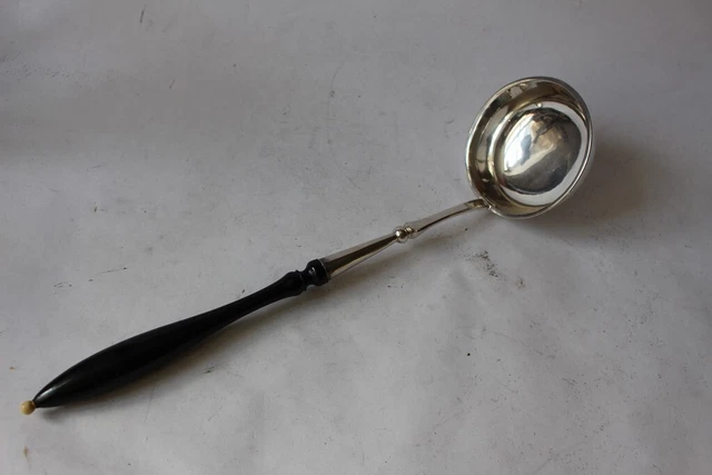 LOUCHE ARGENT SUISSE XIXe siècle Schnyder Art de la table cuisine ...