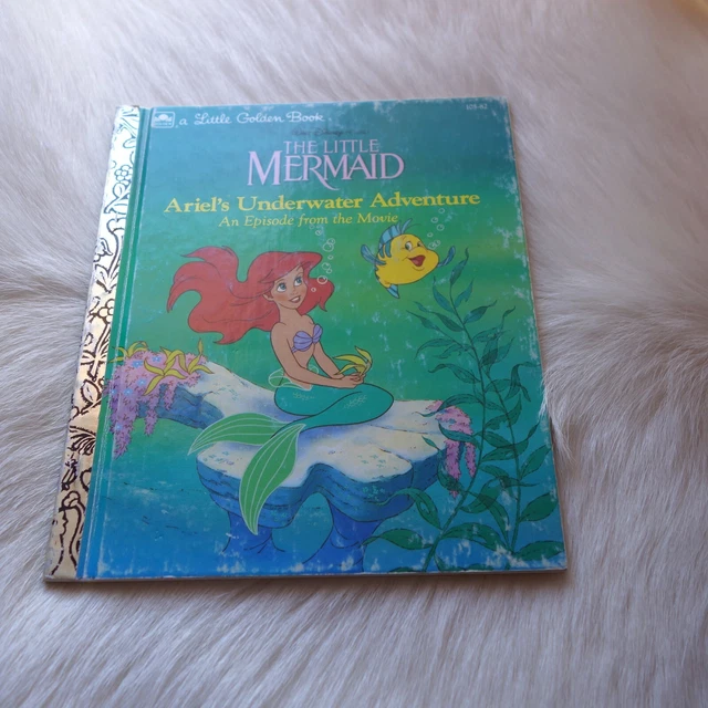 MICHAEL TEITELBAUM VTG THE LITTLE MERMAID Movie Book Ariels Underwater ...