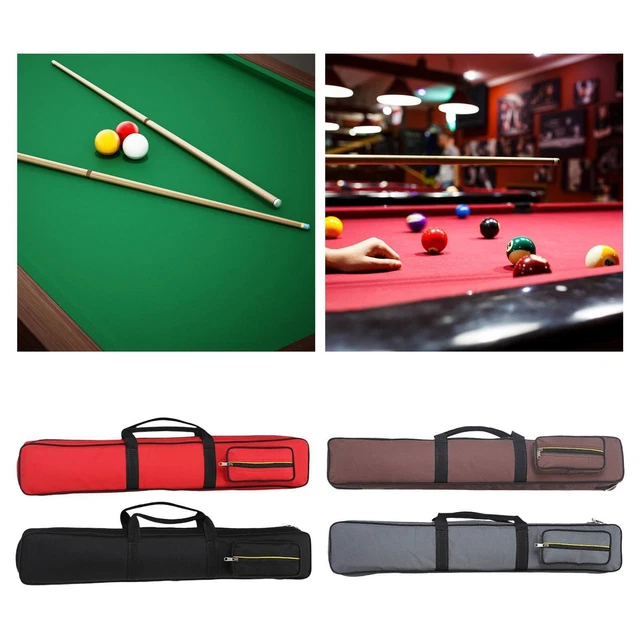 8 HOLES POOL Cue Case 1/2 Snooker Pool Cue Bag Lightweight Pool Cue ...
