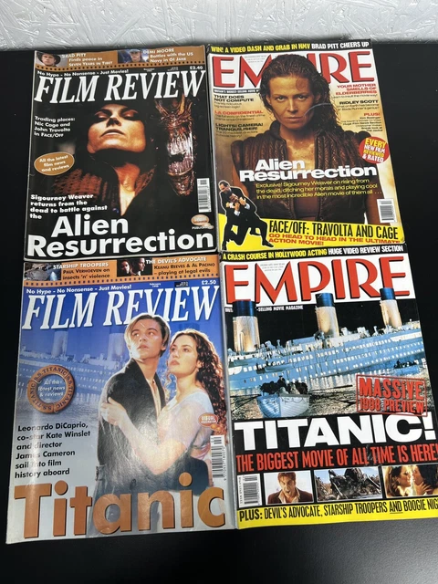FILM REVIEW & Empire Magazines - Titanic & Alien Resurrection 1997 ...