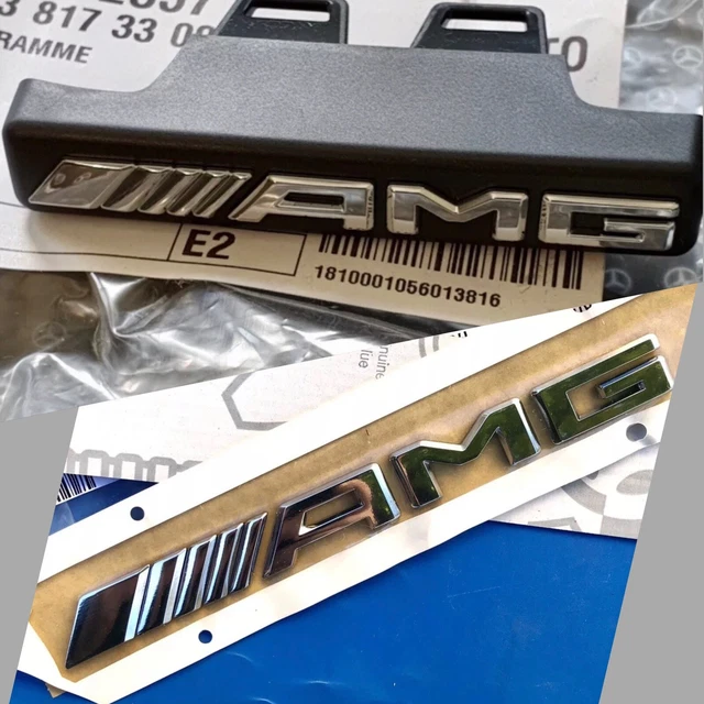 ORIGINAL MERCEDES G63 AMG GRILLE Logo Pack Chest V8 BITURBO A4638173300 ...