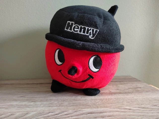 HENRY HOOVER HUGGABLE Red Soft Plush Toy 7” Collectible VGC FREE P&P £ ...