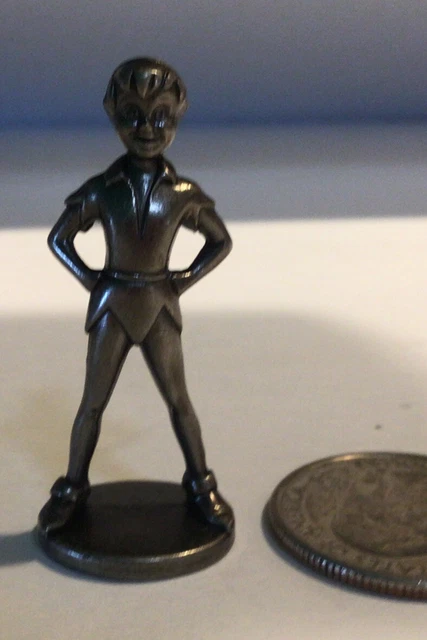 PETER PAN PEWTER Monopoly Disney Edition Token Mover Replacement Piece ...