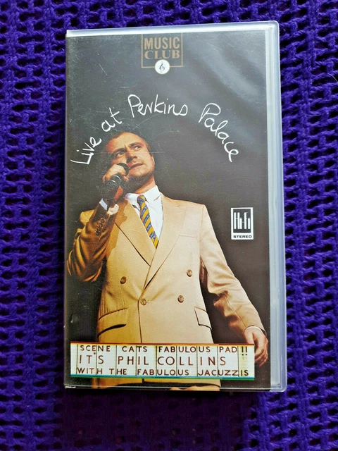 PHIL COLLINS-LIVE AT Perkins Palace VHS,RARE Video Tape, PAL, 80's,Pop ...