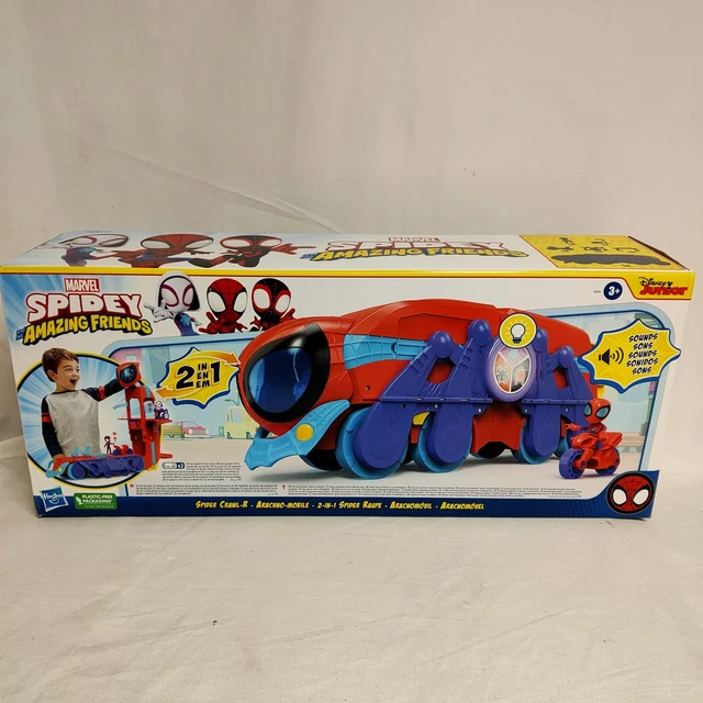 MARVEL SPIDEY AND His Amazing Friends Spider Crawl-R 2 in 1 Deluxe HQ ...