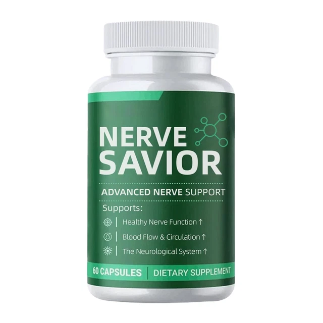 NERVE SAVIOR ADVANCED Nerve Support Formula - Neuropathy Pain Relief ...