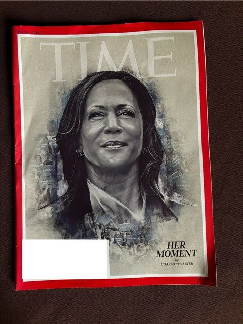 TIME MAGAZINE AUGUST 26 2024 Kamala Harris Her Moment £7.57 - PicClick UK