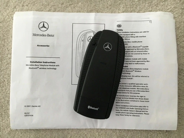 MERCEDES-BENZ B67875877 BLUETOOTH Adapter Module + Instructions £83.91 ...