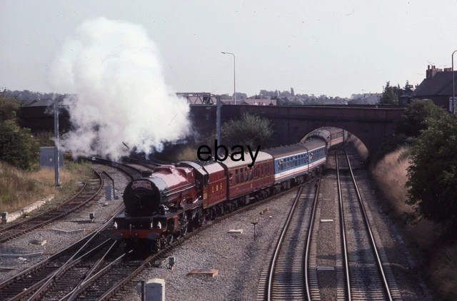 35MM RAILWAY SLIDE - LMS Steam Loco 6201 @ Chester Hoole Lane £3.25 ...