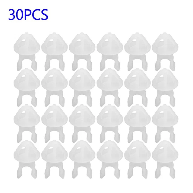 PLASTIQUE RIVETS FIXATION Clips Porte Bordure Capot Support Attache 1.0 ...