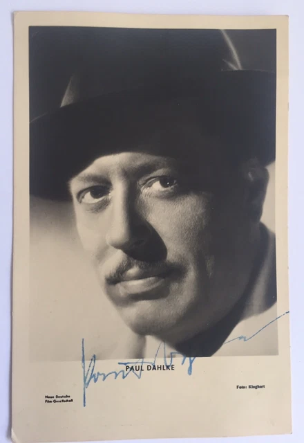 CARTE SIGNÉE PAUL Dahlke signature originale signature autographe EUR ...