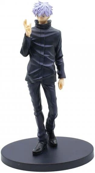 JUJUTSU KAISEN FIGURE Statue Satoru Gojo Fingers Crossed 17cm Original ...