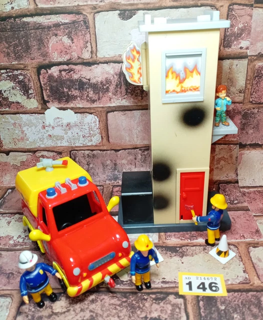 FIREMAN SAM FIRE Rescue Training Tower Set, Vehicle & Figures Play set ...