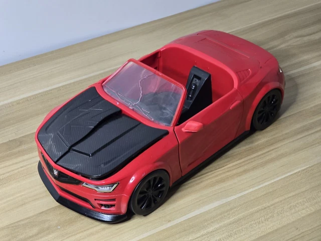 MATTEL WWE WREKKIN' Slam Mobile Red Car Wrestling Figures Accessories ...