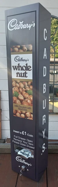 VINTAGE CADBURYS WHOLE Nut (Dairy Milk) Chocolate Vending Machine ...
