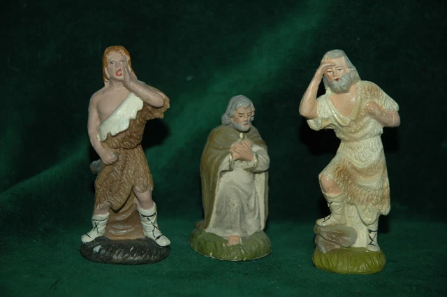 NF NARDI FRATELLI Presepe Statuine Pasta Cm10 Marcate Lotto N 14 Misto ...