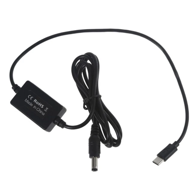 9V 12V USB C PD to for DC 8.4V 5.5x2.1mm Power Cable for Camera Dummy ...