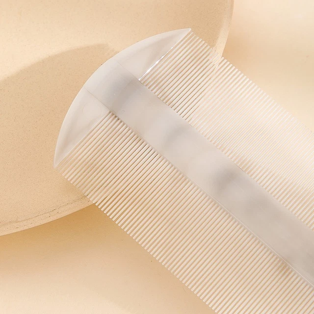 MARBLE HEAD LICE Egg Comb Plastic Flea Double Sided Beauty Salon Hair ...