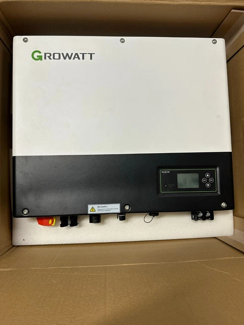GROWATT SPH6000 INVERTER Solare Ibrido 6,0kW Nuovo con tutti gli ...