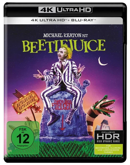 LOTTERGEIST BEETLEJUICE (1988)[4K Ultra HD Blu-ray & Blu-ray/Neu/OVP ...