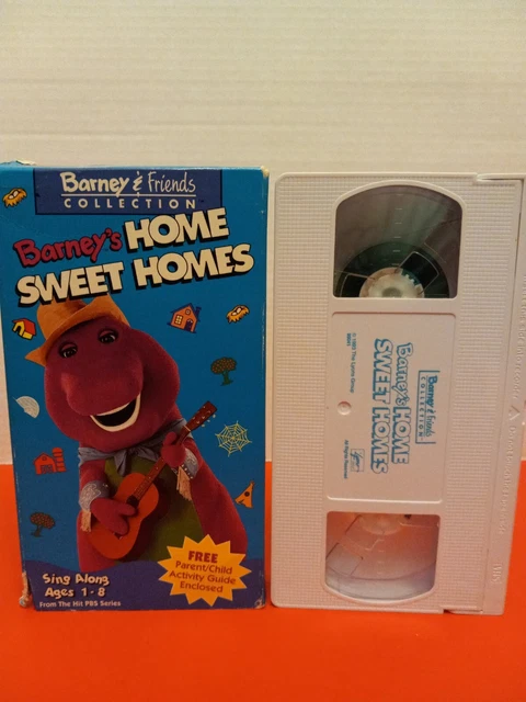 BARNEY FRIENDS COLLECTION Home Sweet Home VHS Video Tape Lyons Sing ...