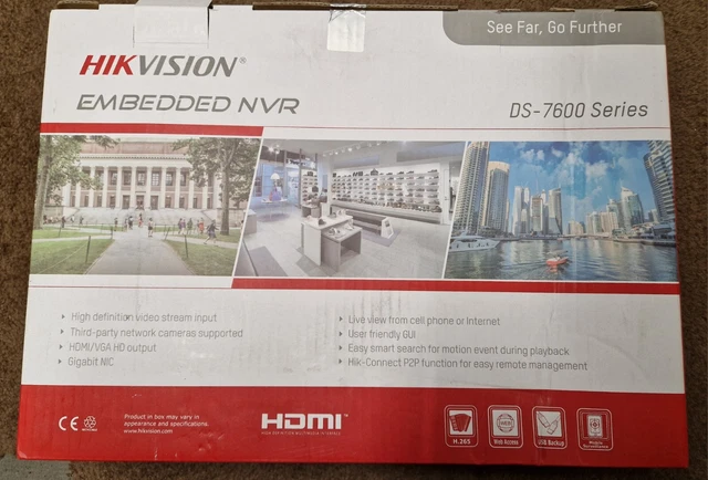 HIKVISION DS-7600 SERIES Embedded Nvr Hdmi Netwrok Digital Video ...