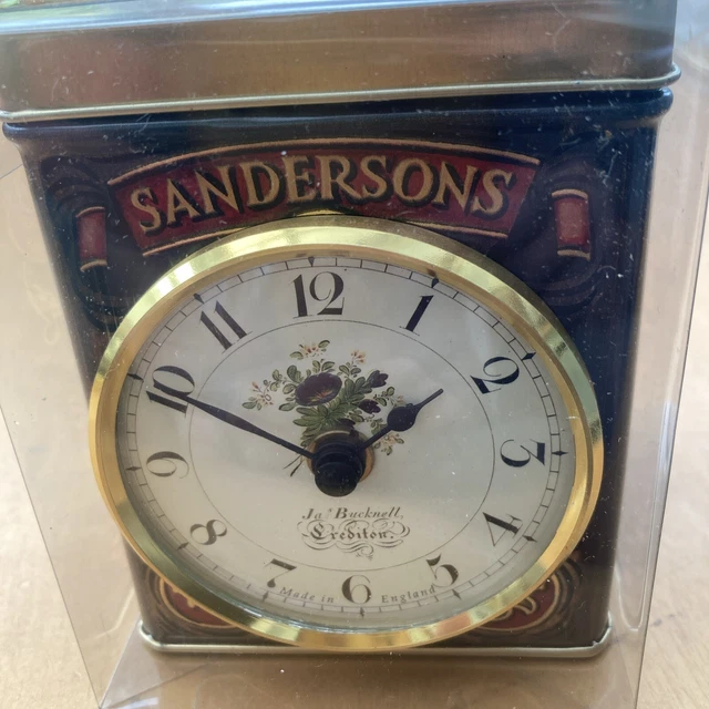 ROGER LASCELLES BATTERY Operated Clock In A Tin New & Packaged £16.00 ...