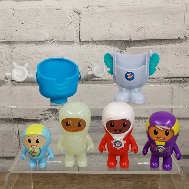 GO JETTERS FIGURE Bundle Click Ons Lars Xuli Foz Magazine Gift CBeebies ...